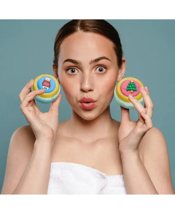 PURSONIC Happy Holidays Aromatherapy Bath Bombs