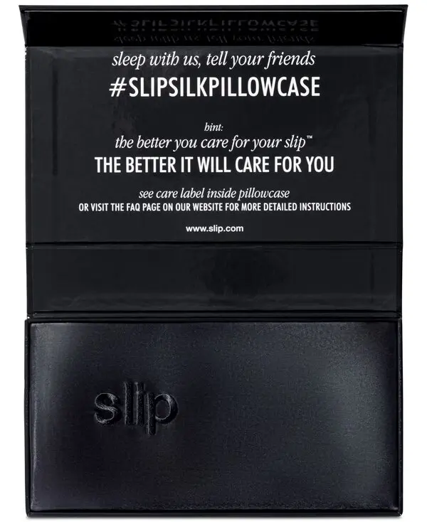Slip Pure Silk King Pillowcase - Black