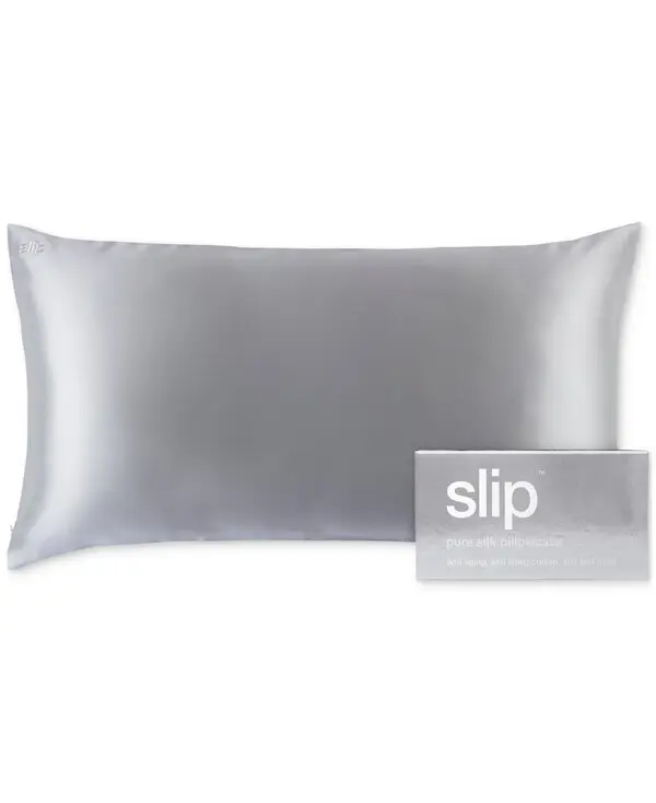 Slip Pure Silk King Pillowcase - Silver