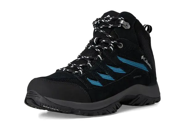 Columbia Crestwood Mid Waterproof Hiking Boots - Black