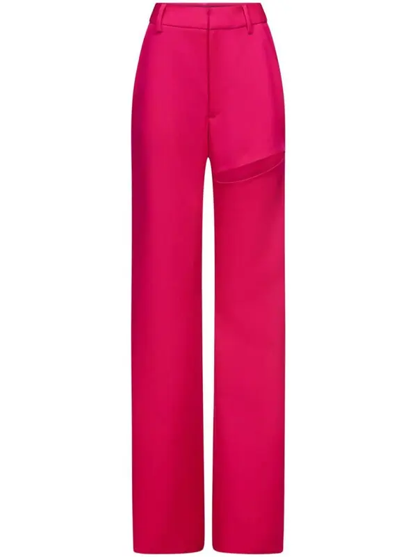 AREA Asymmetric Slit Trousers