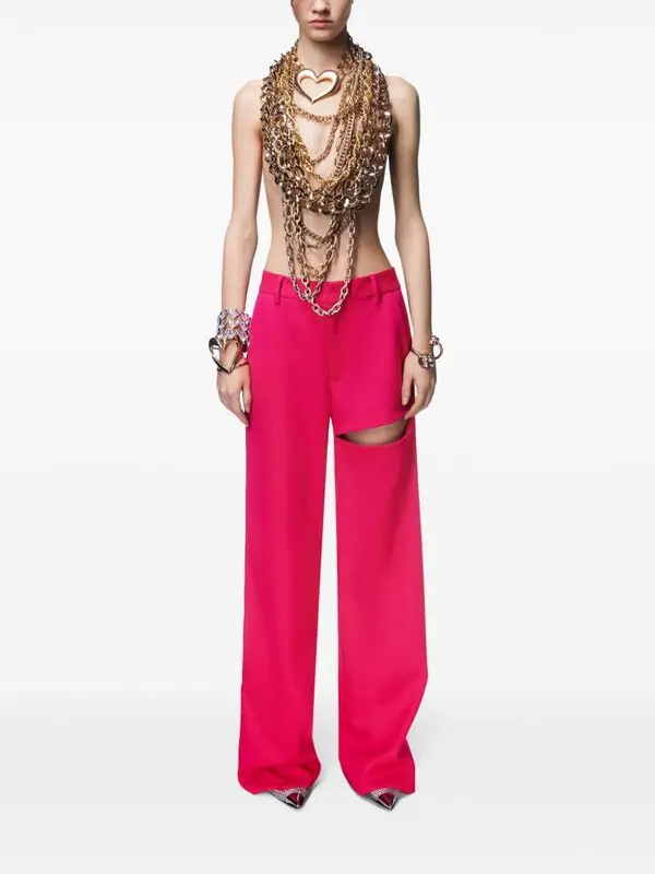 AREA Asymmetric Slit Trousers