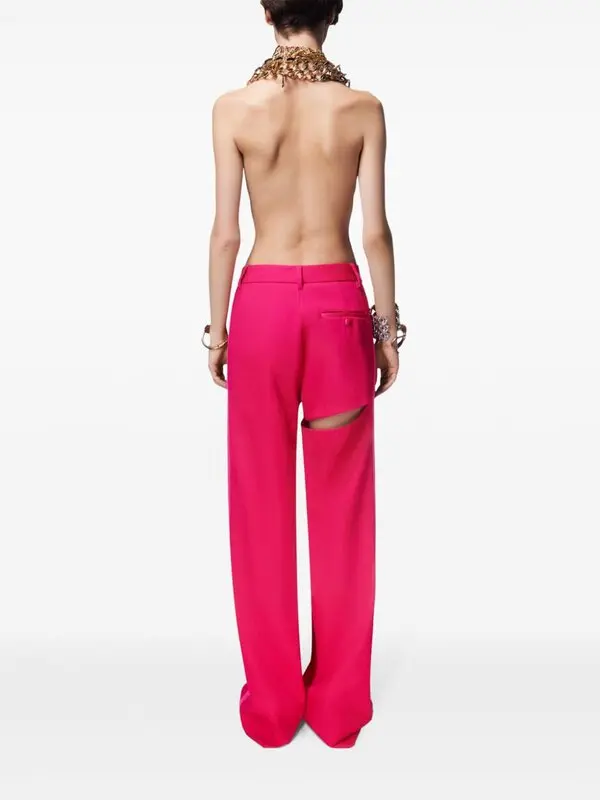 AREA Asymmetric Slit Trousers