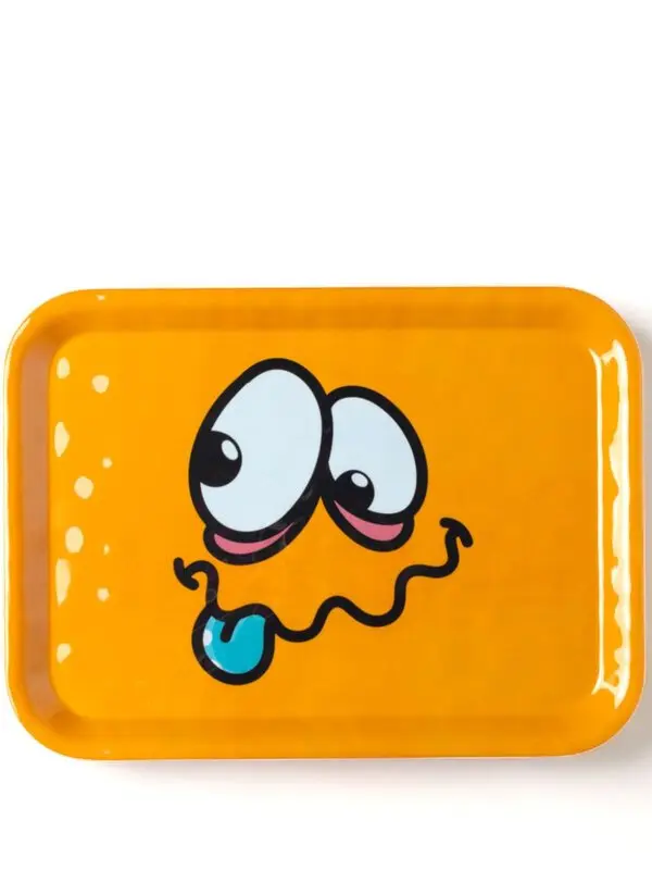 SELETTI Monsters Gianni Rectangle-shape Tray - Yellow