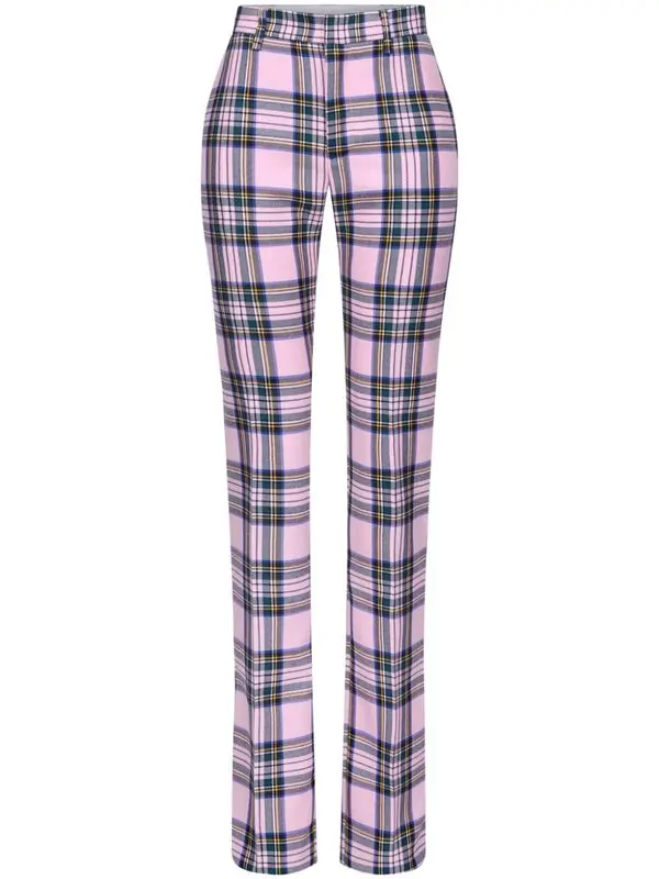 AREA Checked Trousers