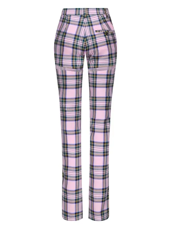 AREA Checked Trousers