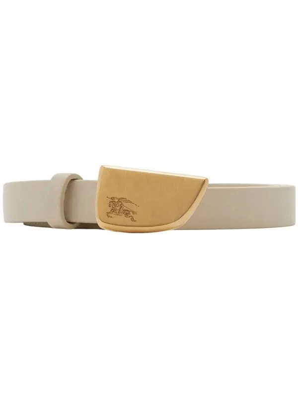 Burberry Shield Ekd Leather Belt - Neutrals