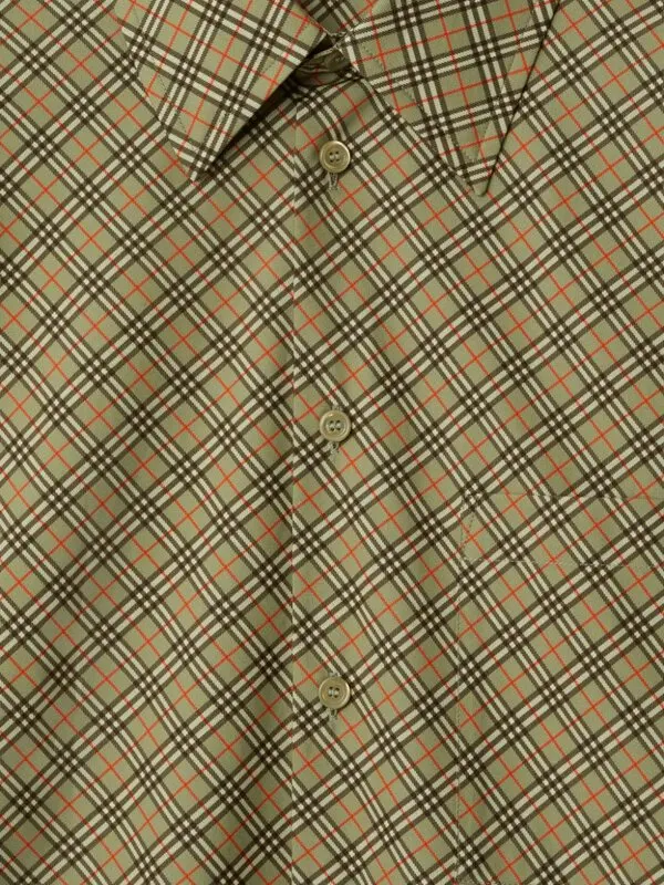 Burberry Check-pattern Cotton Shirt