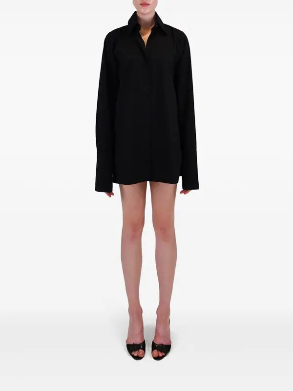 Azeeza Kareena Mini Shirt Dress - Black