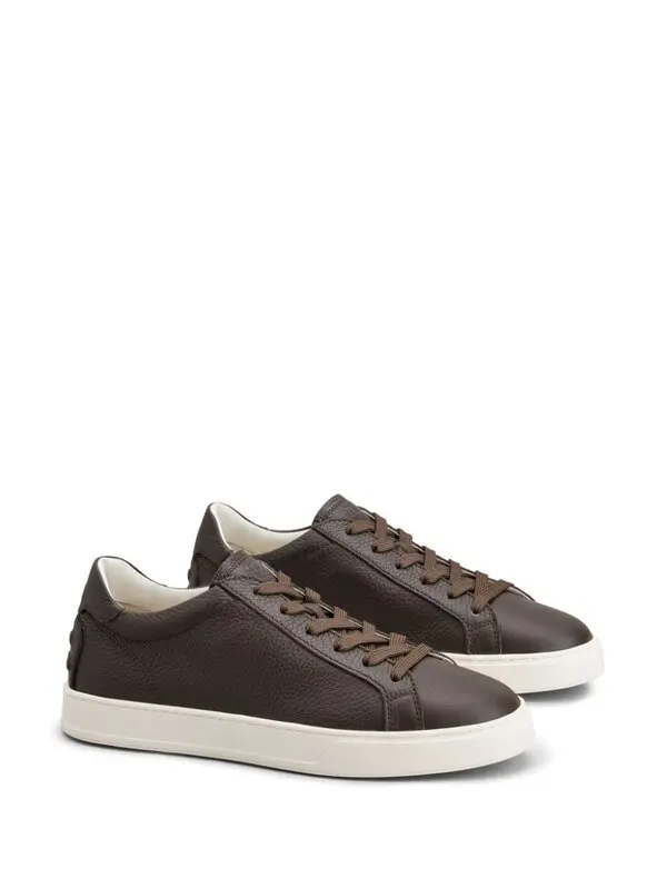 TOD'S Allacciata Cassetta Leather Sneakers