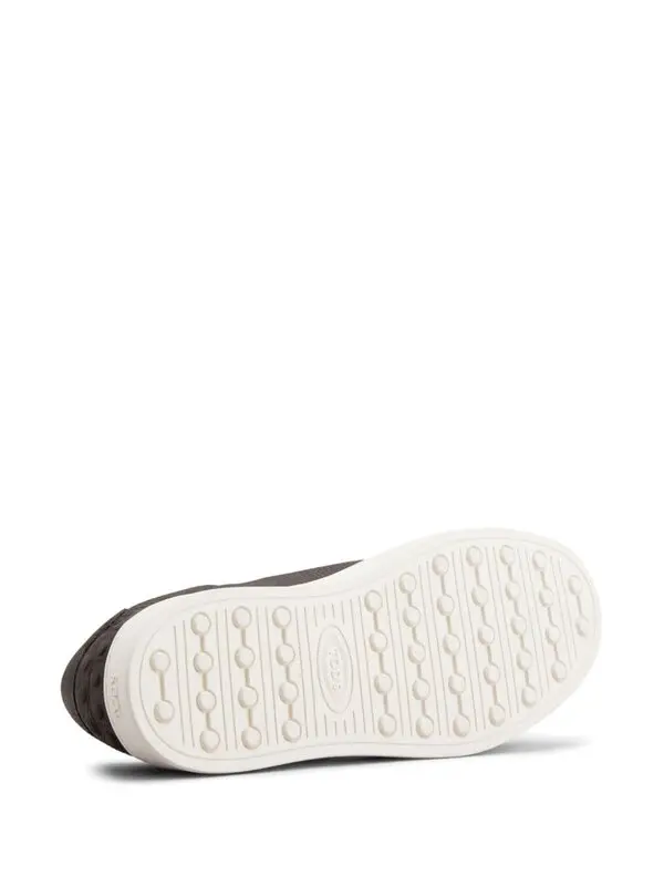TOD'S Allacciata Cassetta Leather Sneakers