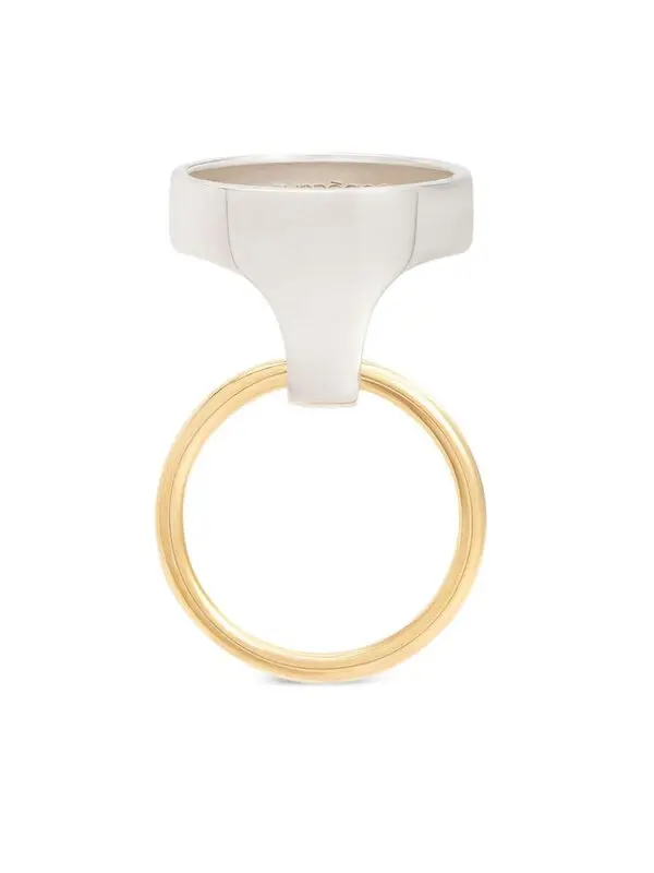 COURREGES Holy Geometric Ring - Silver