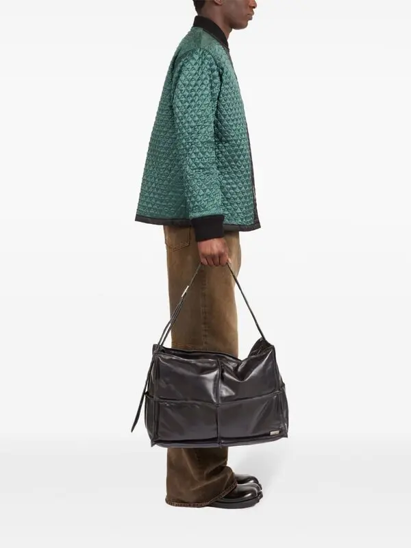 MAISON MARGIELA Logo-plaque Leather Shoulder Bag