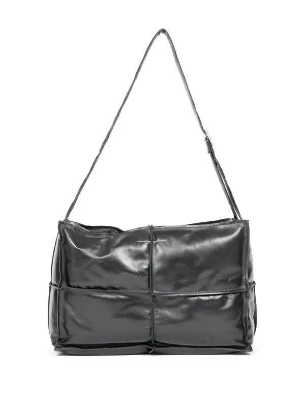 MAISON MARGIELA Logo-plaque Leather Shoulder Bag