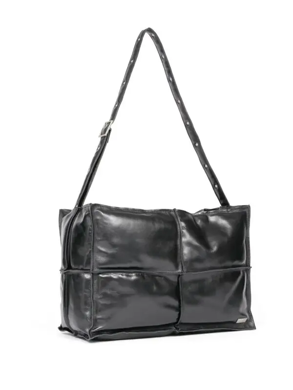 MAISON MARGIELA Logo-plaque Leather Shoulder Bag