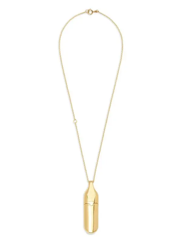 COURREGES Flask Pendant Necklace - Gold