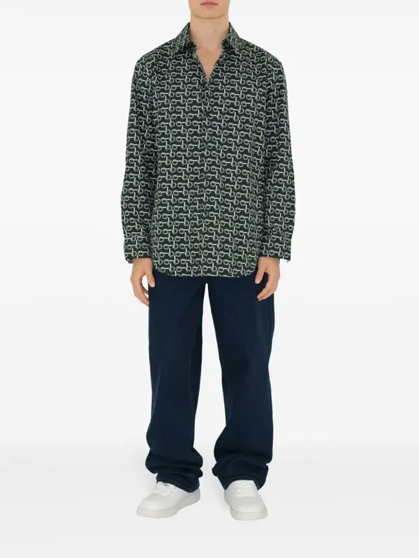 Burberry B Cotton Shirt