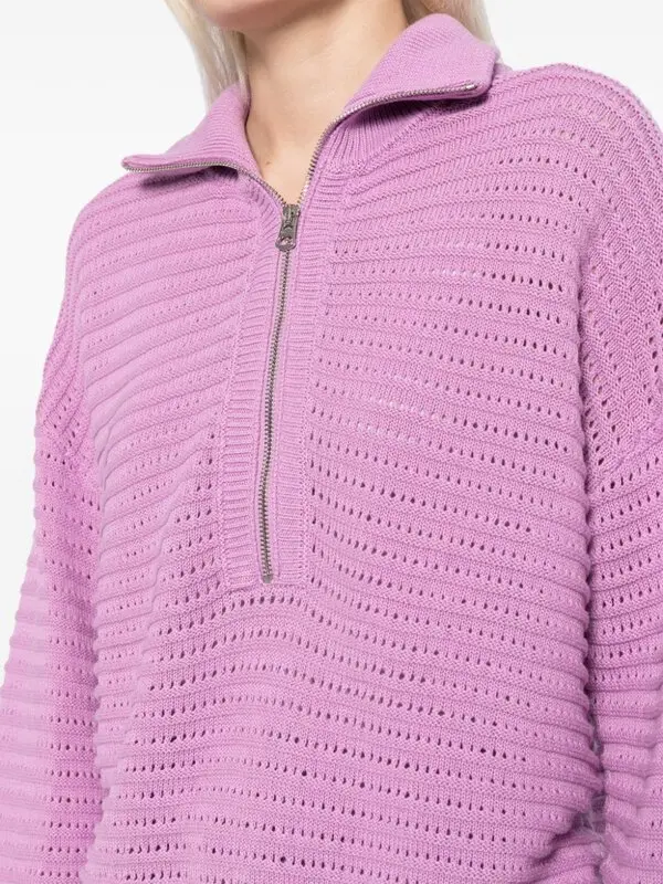 Varley Tara Pointelle Half-zip Juper