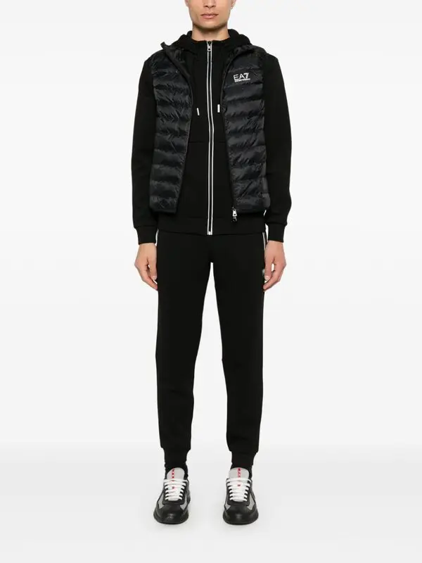 EA7 Rubberised Logo Track Pants
