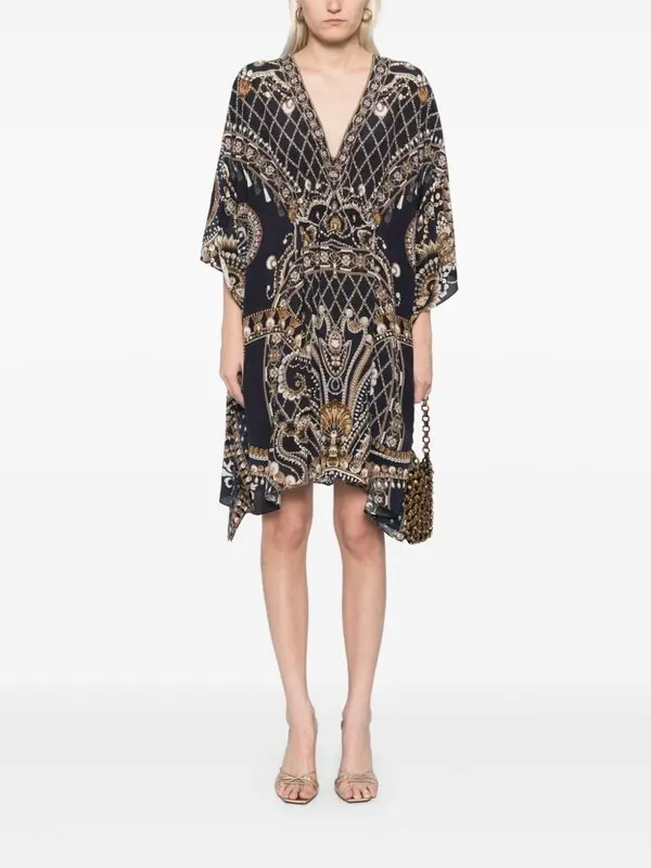 Camilla Short Printed Kaftan