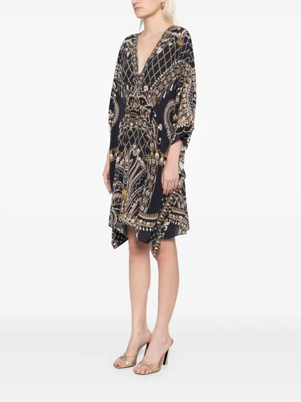 Camilla Short Printed Kaftan
