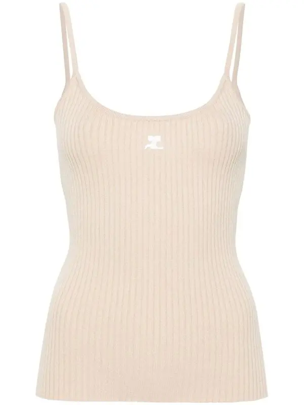 COURREGES Reedition Ribbed Top