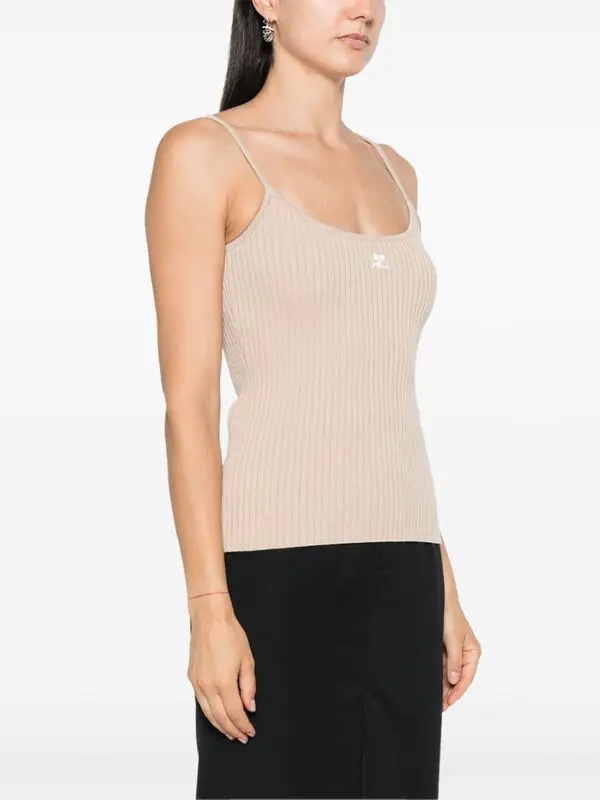 COURREGES Reedition Ribbed Top
