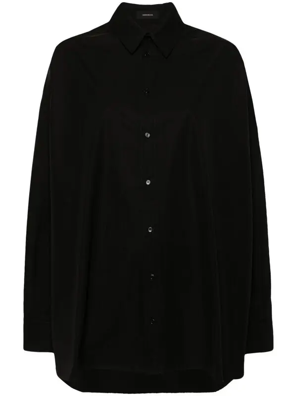 Wardrobe.NYC Mini Shirt Dress - Black