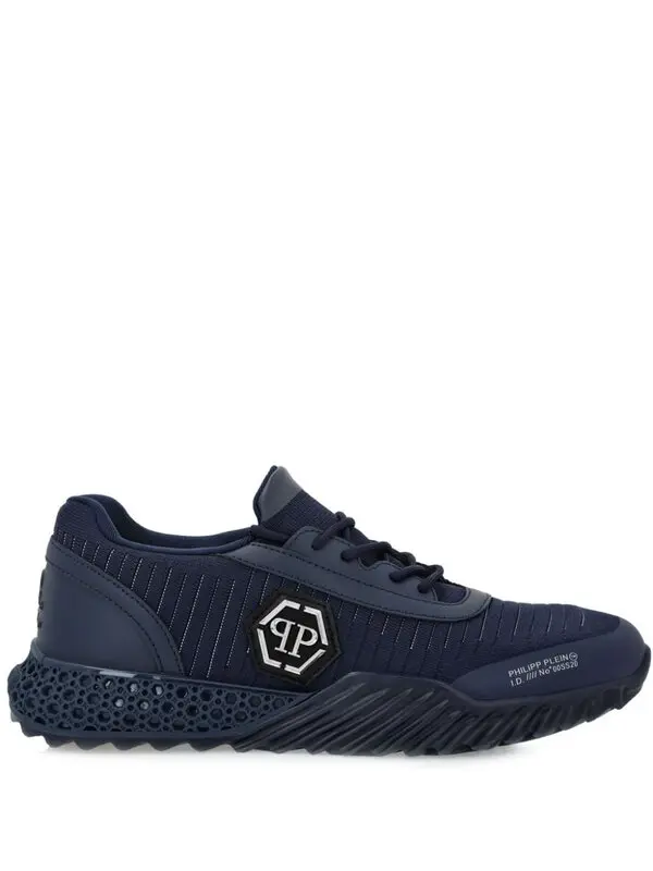 Philipp Plein Runner Hexagon Sneakers - Blue