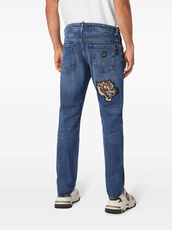 Philipp Plein Tattoo Super Straight-cut Jeans