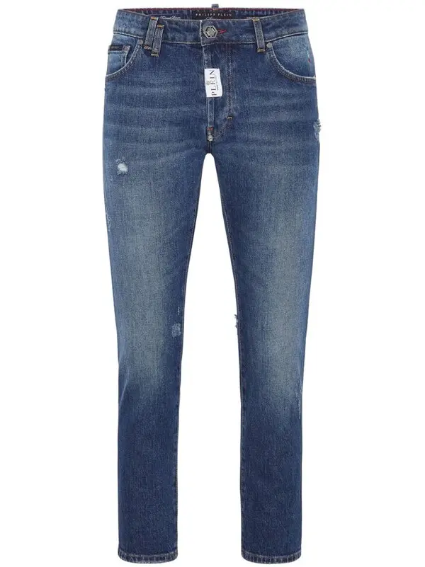 Philipp Plein Skinny Fit Jeans - Blue