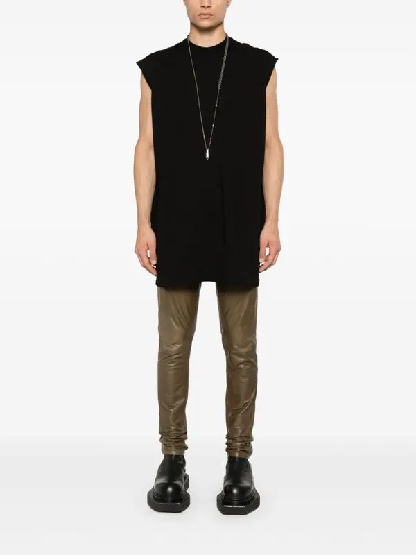 Rick Owens Splintered Tarp T-Shirt - Black | Editorialist