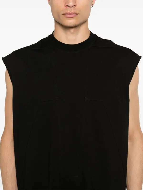 Rick Owens Splintered Tarp T-Shirt - Black | Editorialist