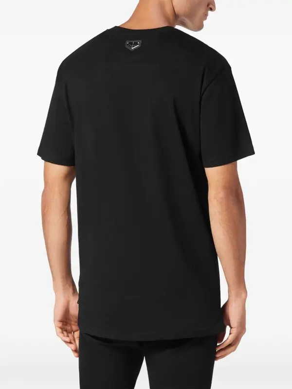 Philipp Plein Ss Stones Hexagon T-shirt - Black