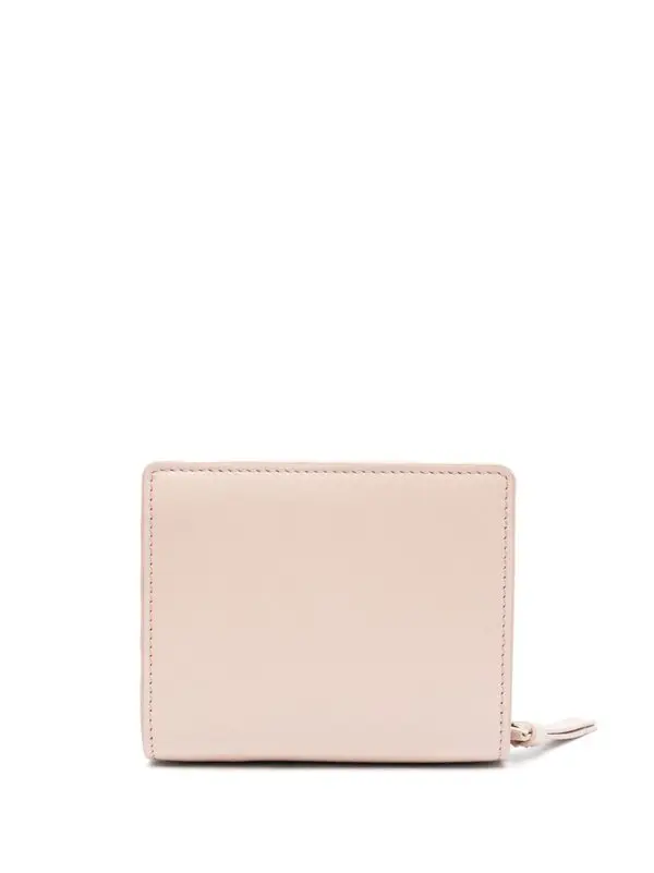 Chloé Sense Logo-embroidered Leather Wallet