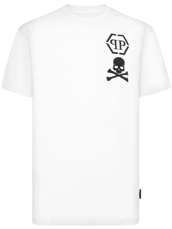 Philipp Plein Ss Skull&bones T-shirt - White