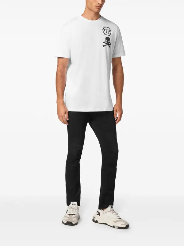 Philipp Plein Ss Skull&bones T-shirt - White