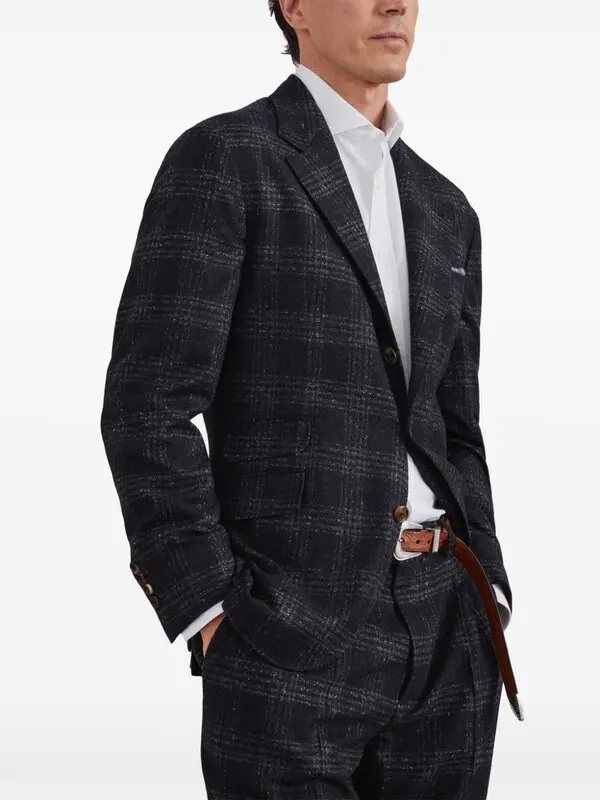 Brunello Cucinelli Check-pattern Jacket