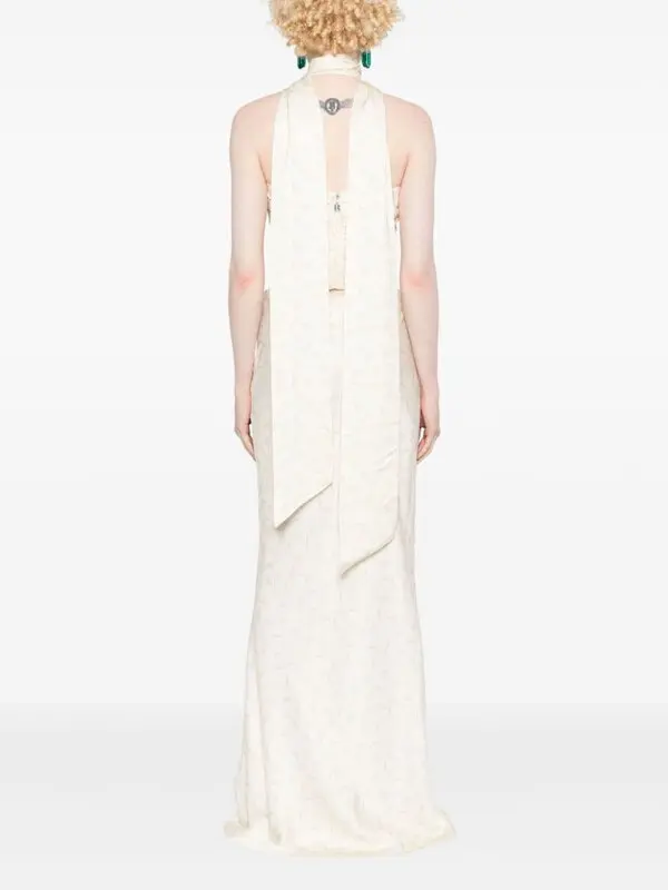 ROTATE BY BIRGER CHRISTENSEN Scarf-detail Printed Top