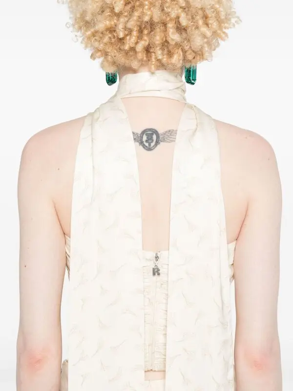 ROTATE BY BIRGER CHRISTENSEN Scarf-detail Printed Top