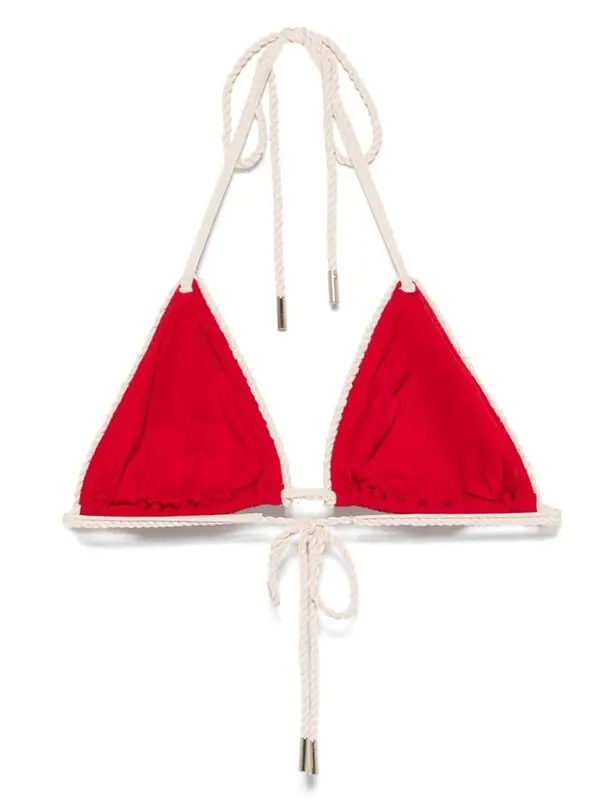 La Perla Monogram Triangle Bikini Top
