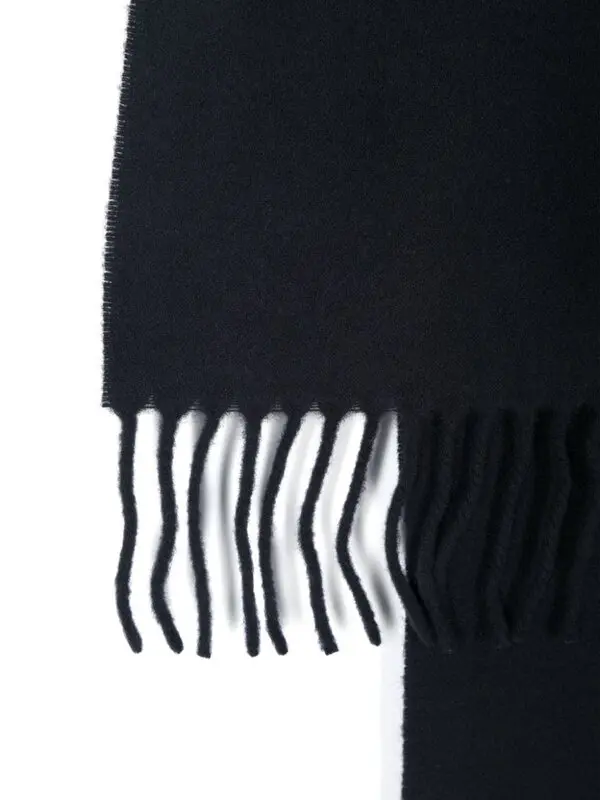 Maison Kitsuné Fox-patch Scarf - Blue