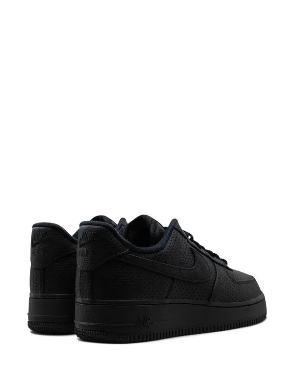 Nike Air Force 1 Low Sp Triple Perforated Sneakers - Black