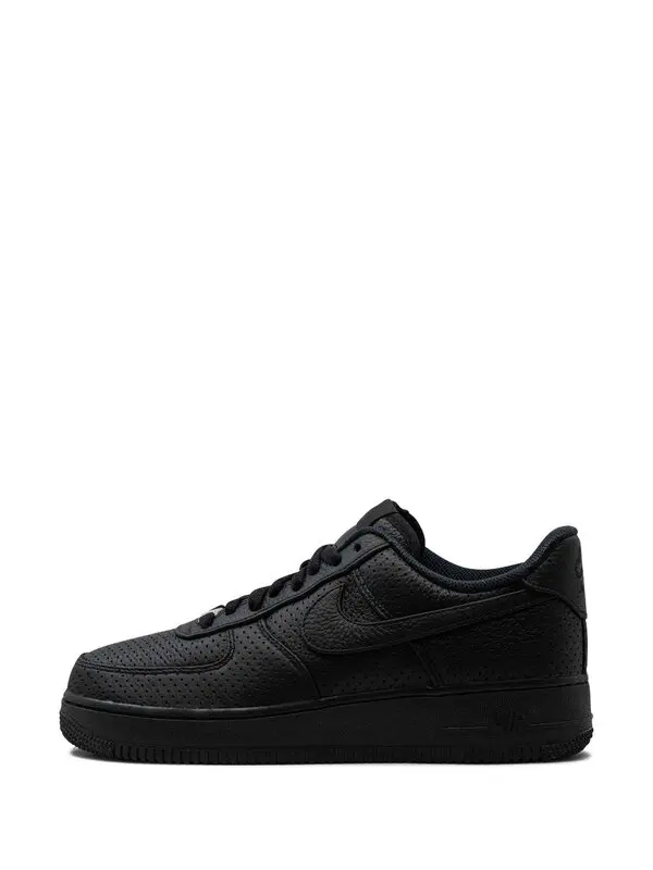 Nike Air Force 1 Low Sp Triple Perforated Sneakers - Black