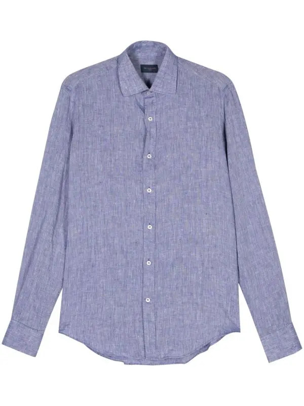 Paul & Shark Linen Shirt - Blue
