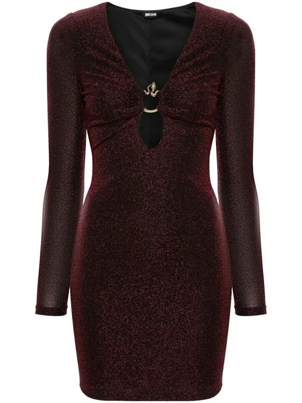 just cavalli metallic dress Gold jersey lam cocktail mini dress Just Cavalli For Sale at 1stDibs
