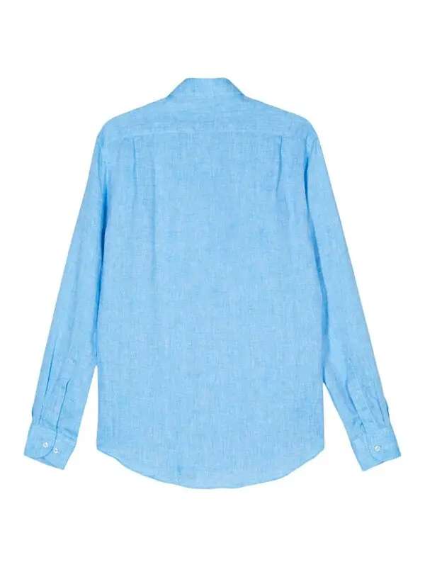 Paul & Shark Linen Shirt - Blue