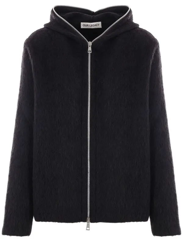 Our Legacy Zip-fastening Hoodie - Black