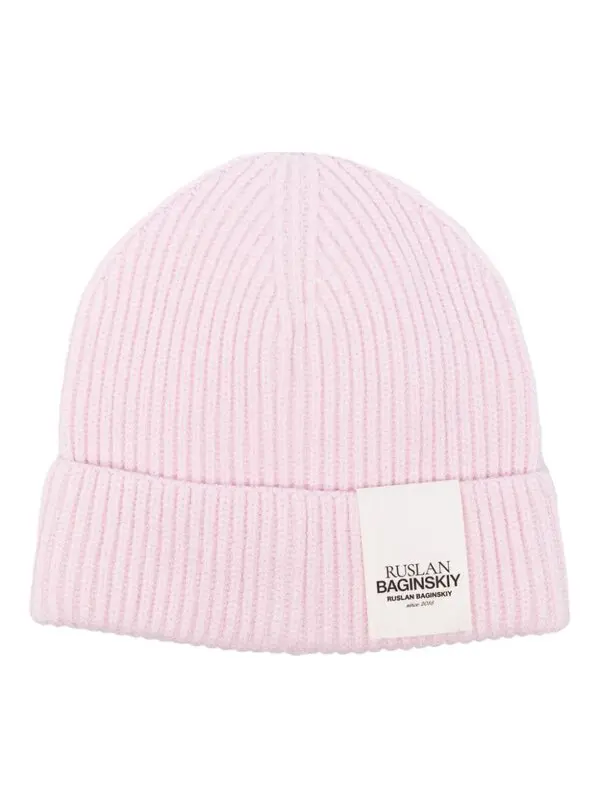 Ruslan Baginskiy Ribbed-knit Beanie - Pink