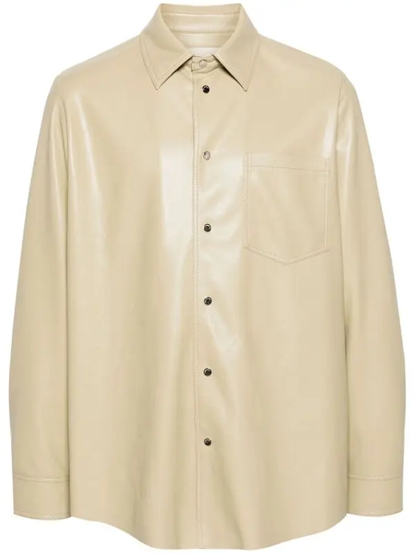 Nanushka Long-sleeve Recycled-polyester Shirt